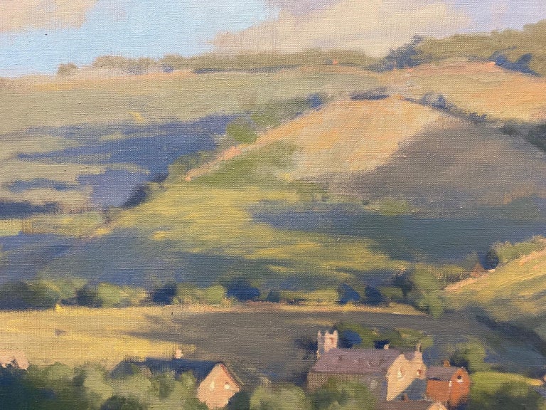 John Phillip Osborne - Overlooking Winchcomb, Cotswolds, original 24x36 ...
