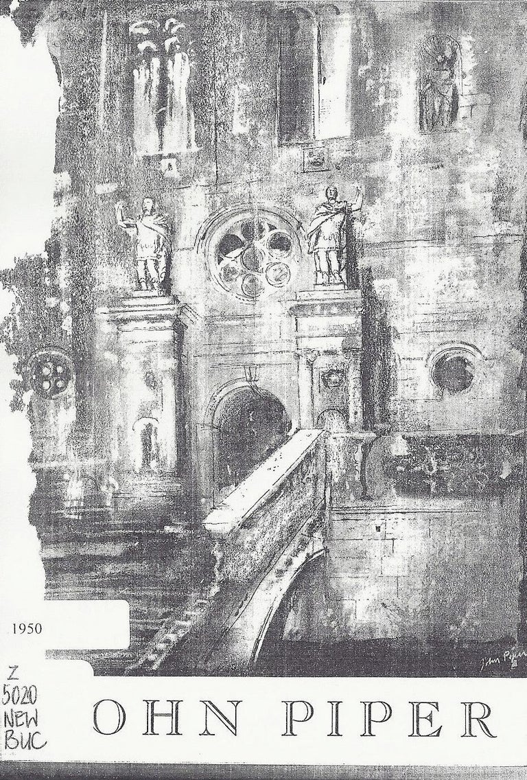 John Piper - John Piper, Rock-Face, Modern British, Oil on Panel, 20th ...