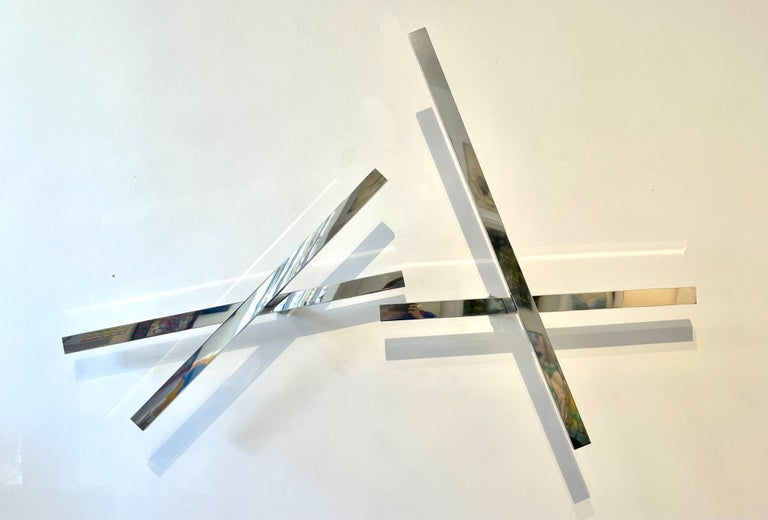 John Poché Overlapping Rectangles Wall Installation For Sale At 1stdibs