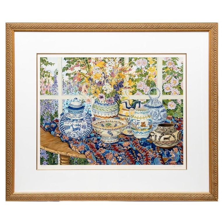 John Powell 'Am., B. 1930', Artist Proof, Still Life with Pottery and ...