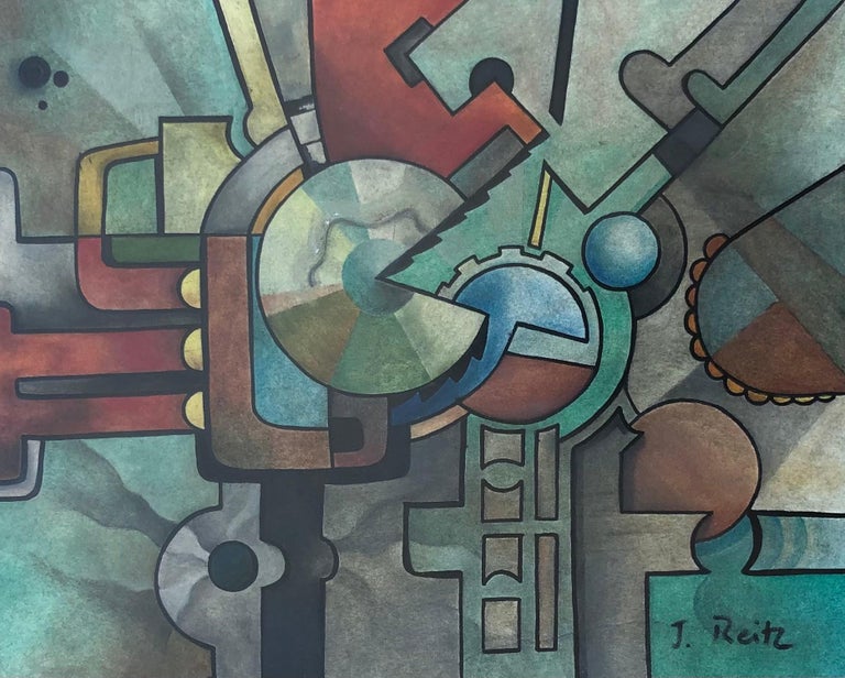 John Reitz - Geometric composition For Sale at 1stDibs