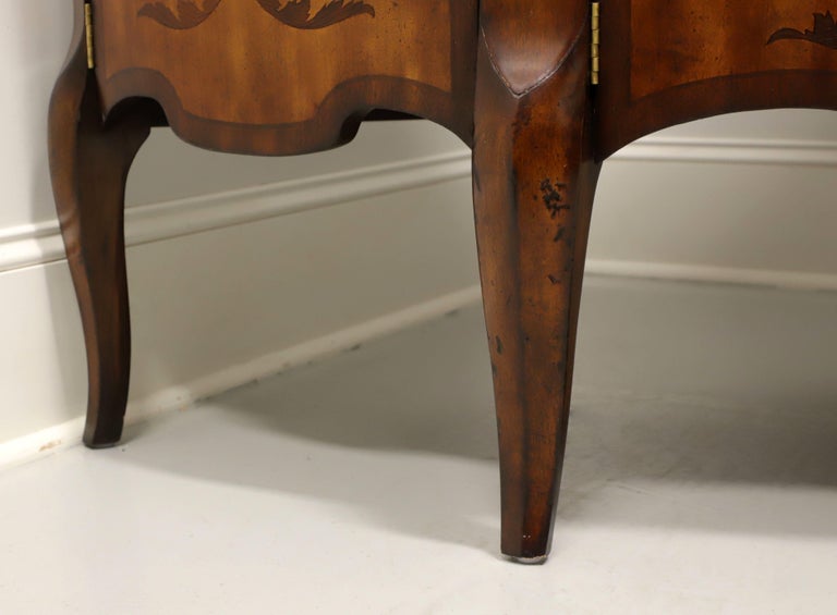 JOHN-RICHARD European Crossroads George III Inlaid Marquetry Demilune ...