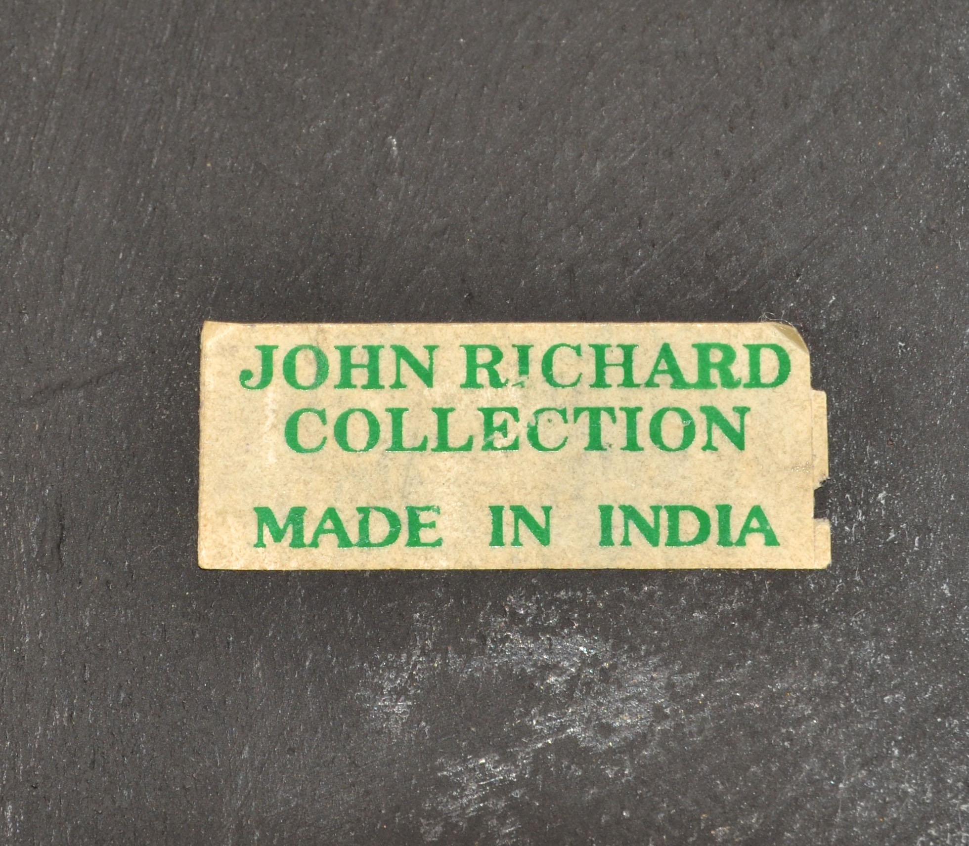 John Richard Vintage Beige Tessellated Shell Bone Decorative Wood ...