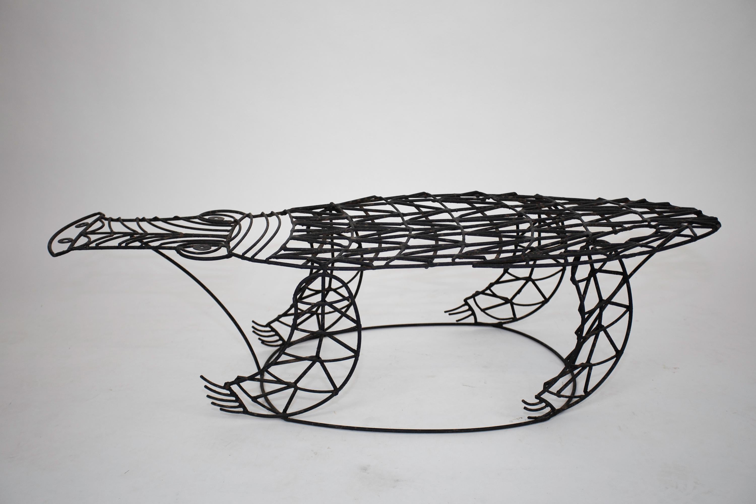 John Risley Alligator Table For Sale at 1stDibs