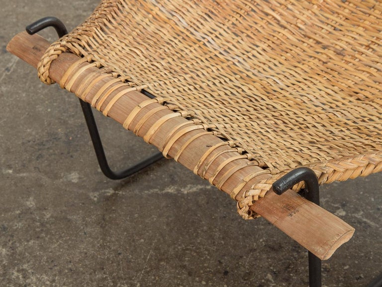 John Risley Duyan Rattan Lounge Chair For Sale at 1stDibs
