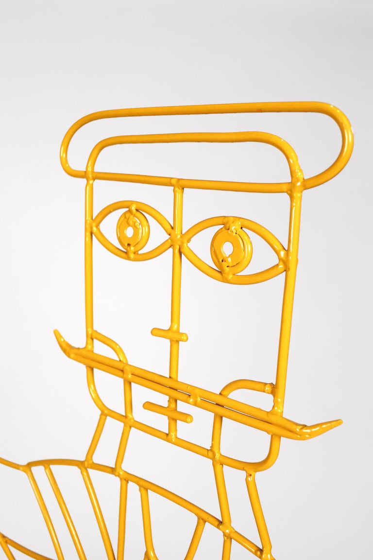 John Risley Monsieur and Mademoiselle Patio Bench Sculpture at 1stDibs