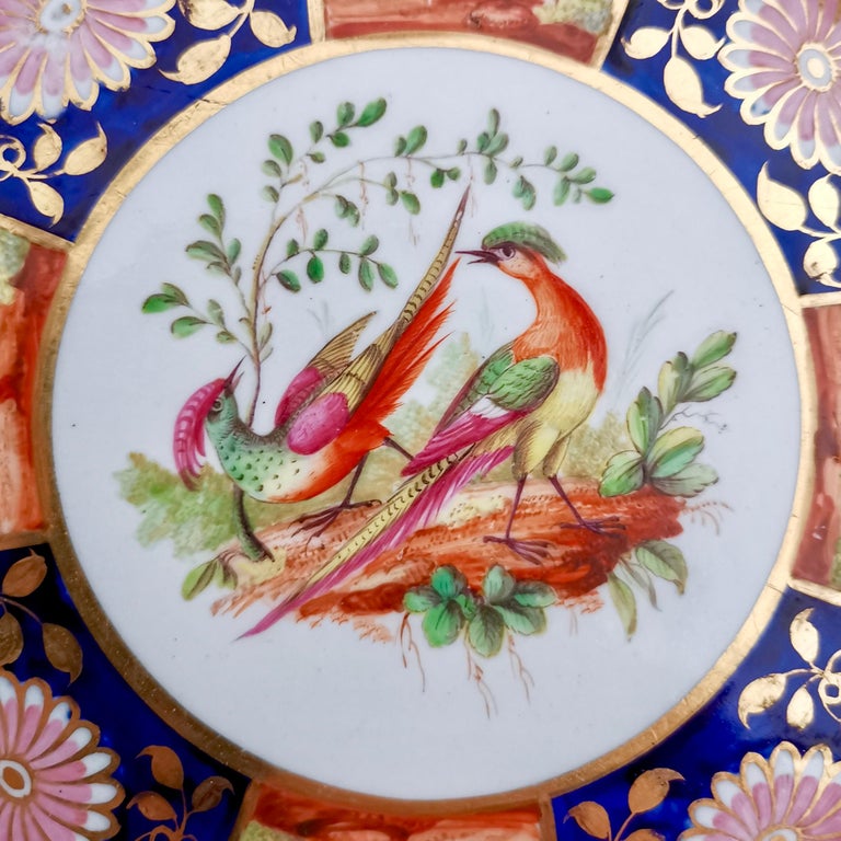 John Rose Coalport Plate, Sèvres Style Birds and Flowers, circa 1815 at ...