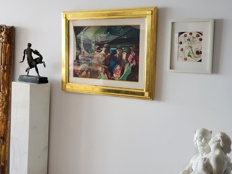 John Rutherford Boyd - In the Subway Art Deco Style at 1stDibs