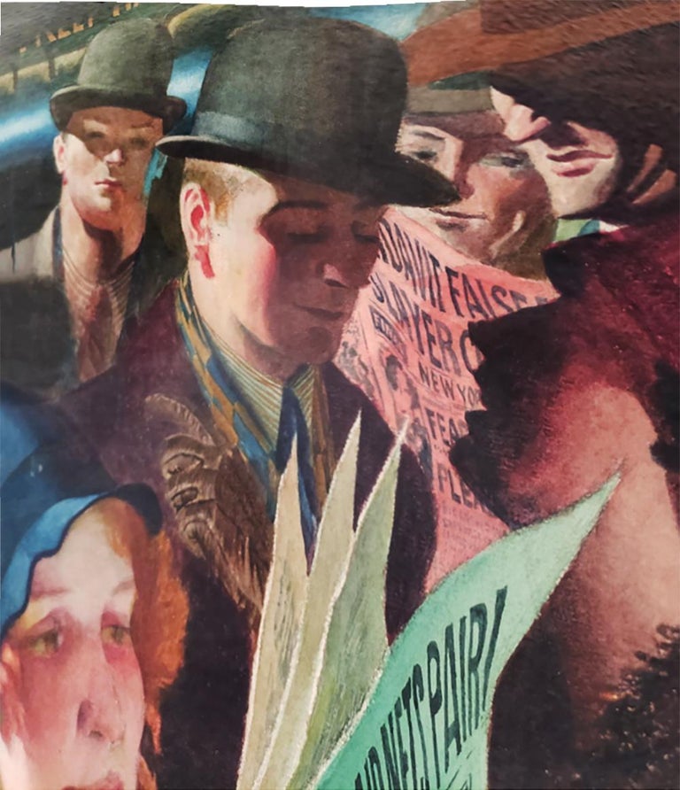 John Rutherford Boyd - In the Subway Art Deco Style at 1stDibs