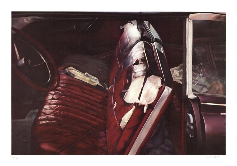 John Salt - John Salt-Arrested Vehicle with Red Seats-20" x 28.5 ...