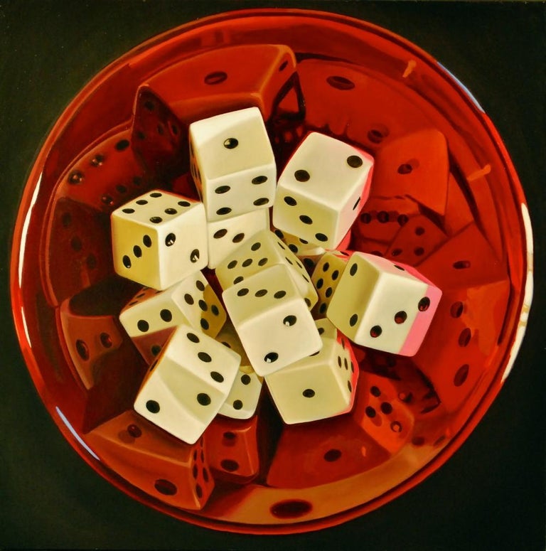John Schieffer - "Luck in a Red Glass" For Sale at 1stDibs