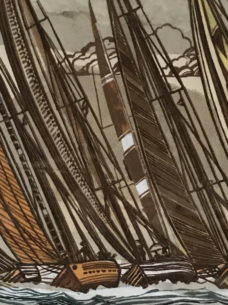 John Scott Martin - Racing… What a Great Finish For Sale at 1stDibs