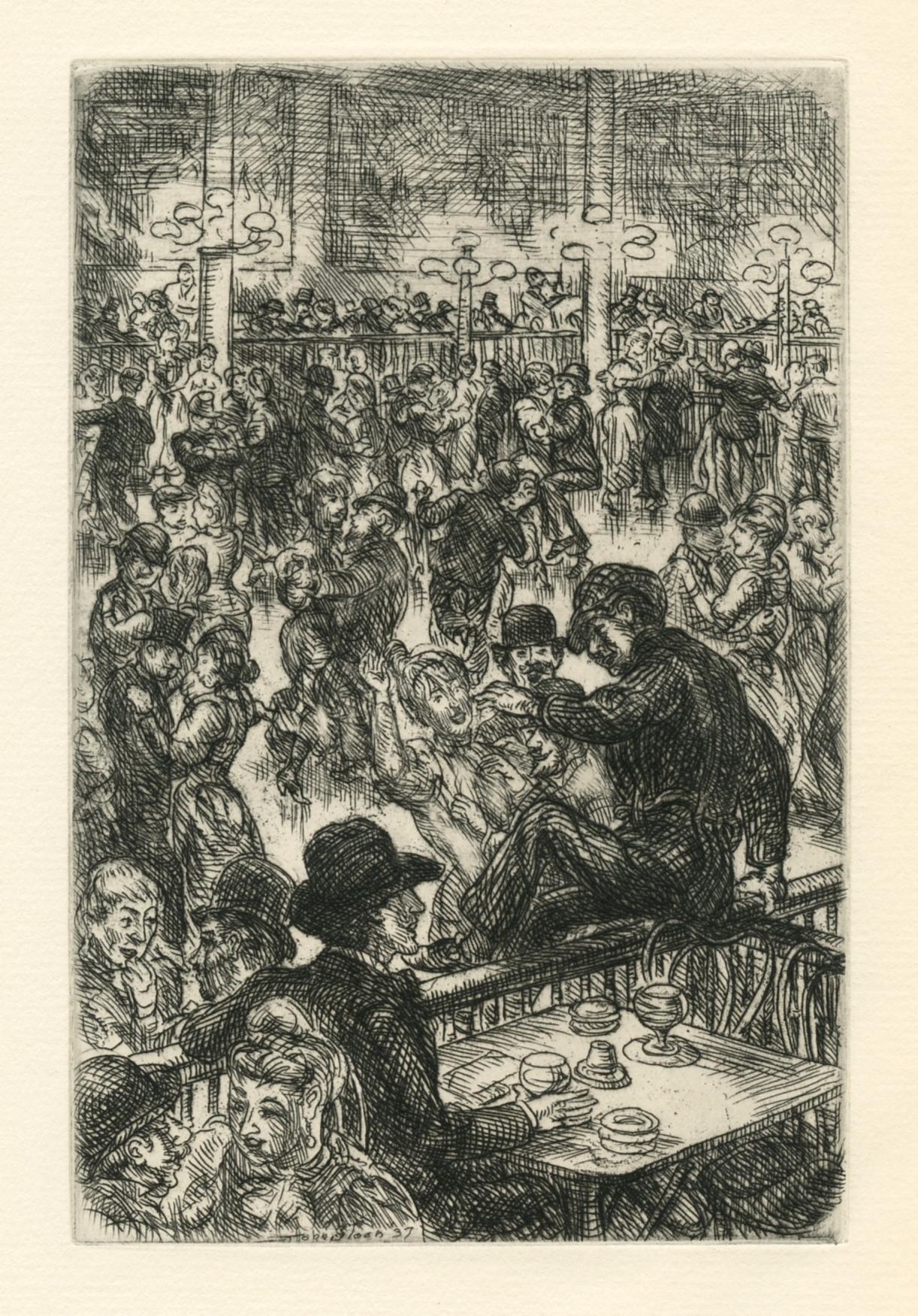 John Sloan - original etching For Sale at 1stDibs