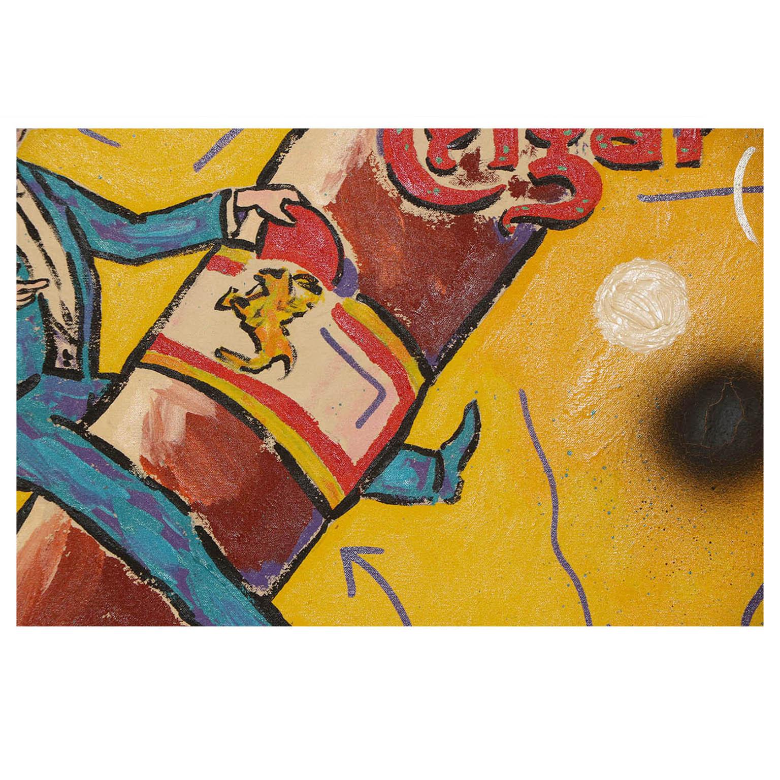 John Stango Original Vintage Advertisement Painting on Canvas at 1stDibs