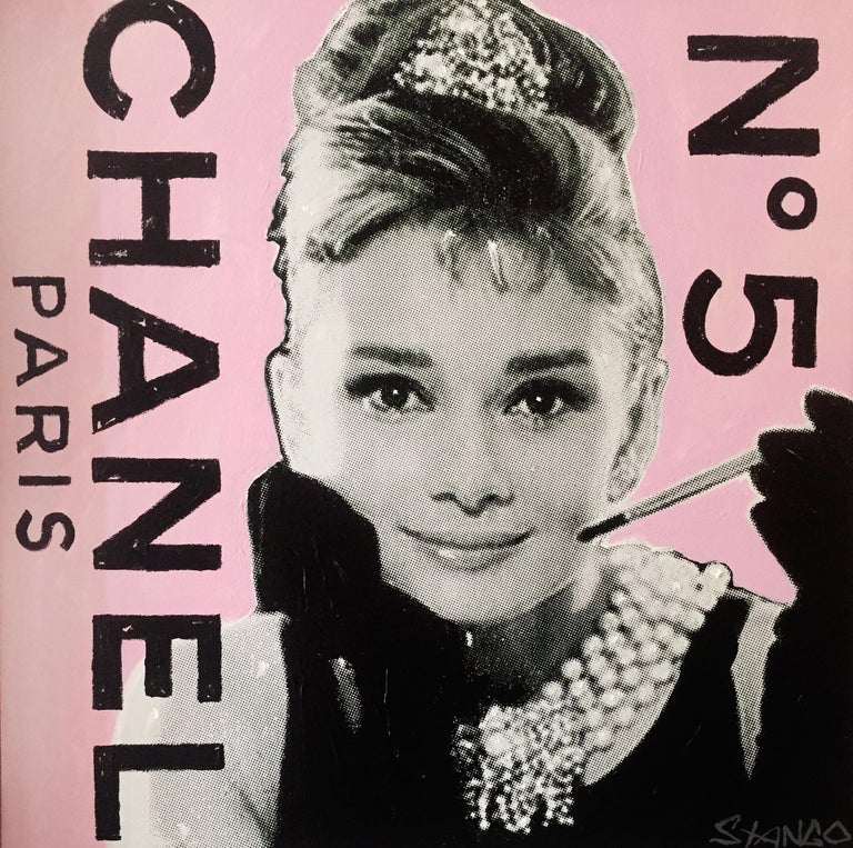 John Stango - Audrey Chanel No 5 Blush For Sale at 1stDibs