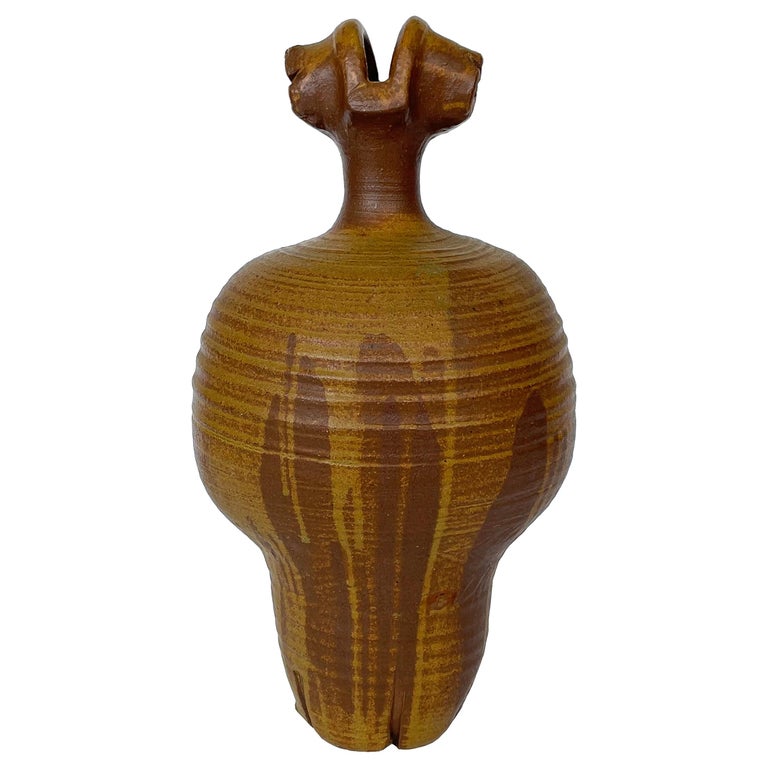 John Stephenson Tall Stoneware Vessel at 1stDibs