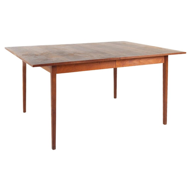 John Stuart for Mount Airy Style Mid Century Walnut Dining Table with ...