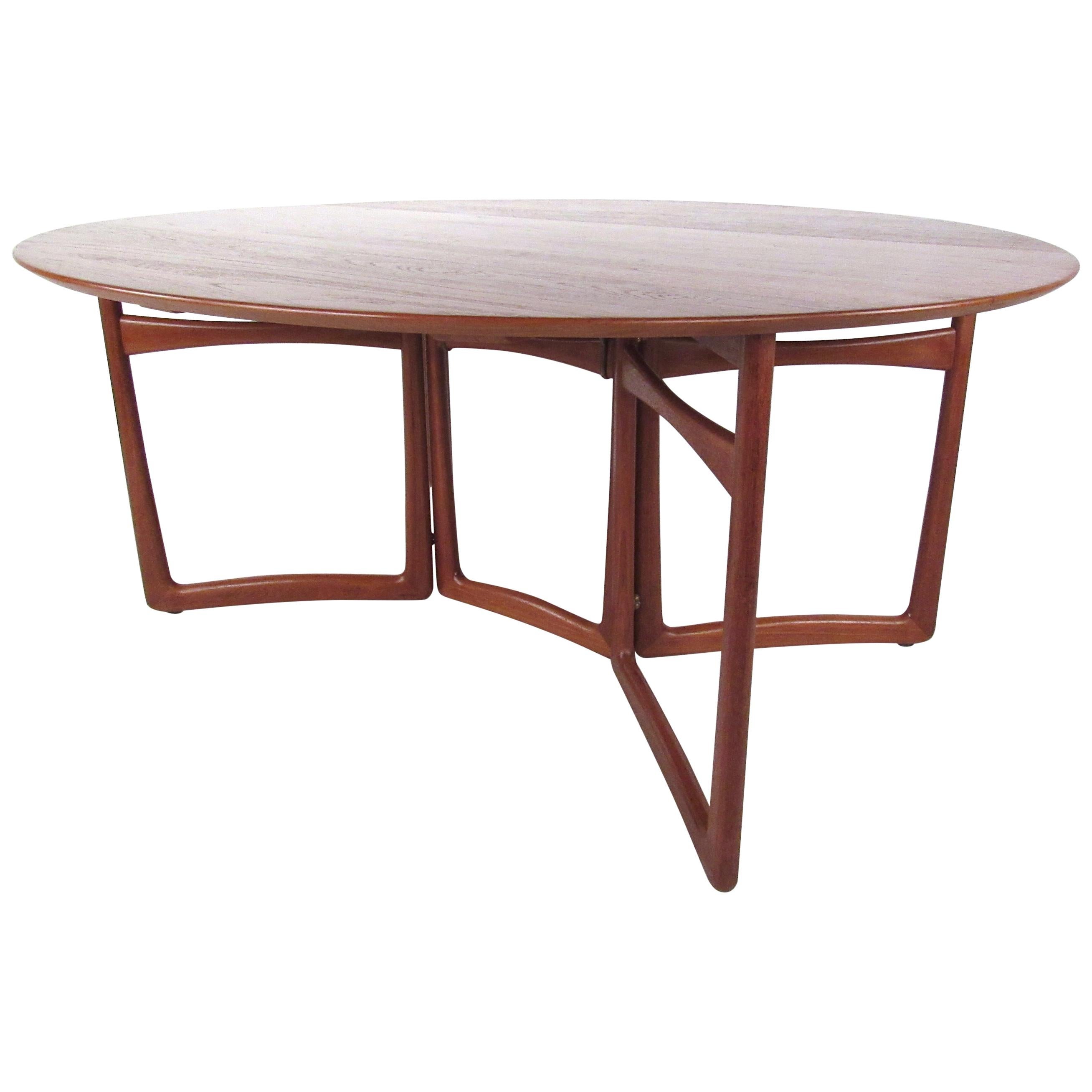 Gate-leg Folding Dining Table at 1stDibs
