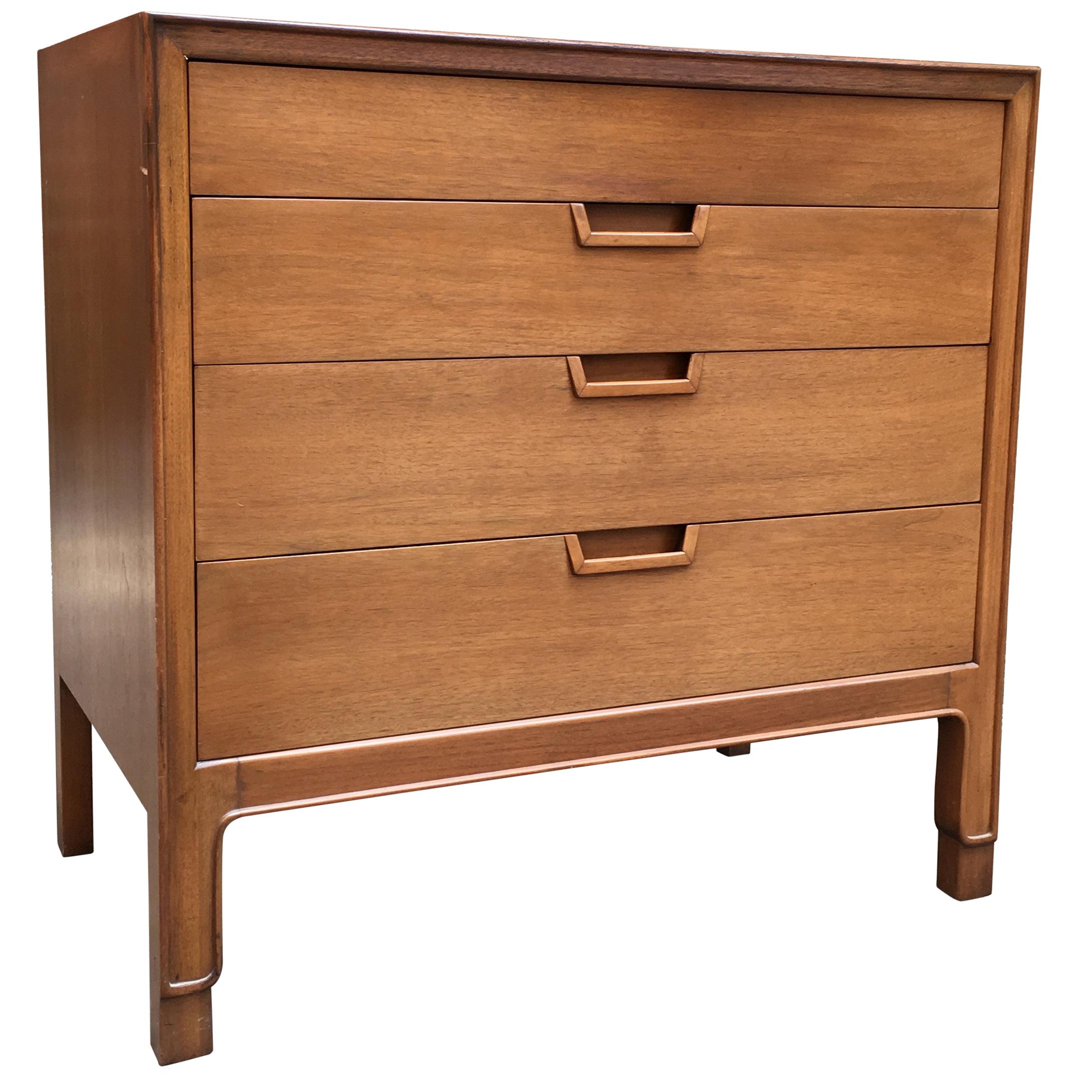John Stuart Janus Collection Walnut Bachelor's Chest at 1stDibs