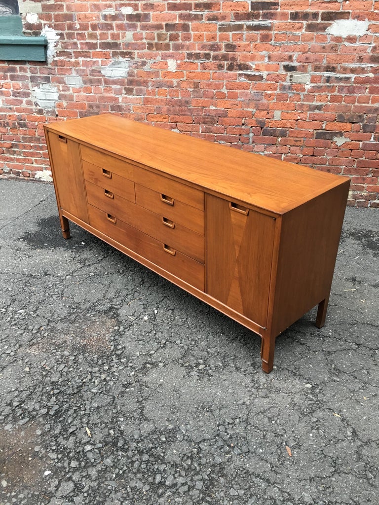John Stuart Janus Collection Walnut Dresser at 1stDibs