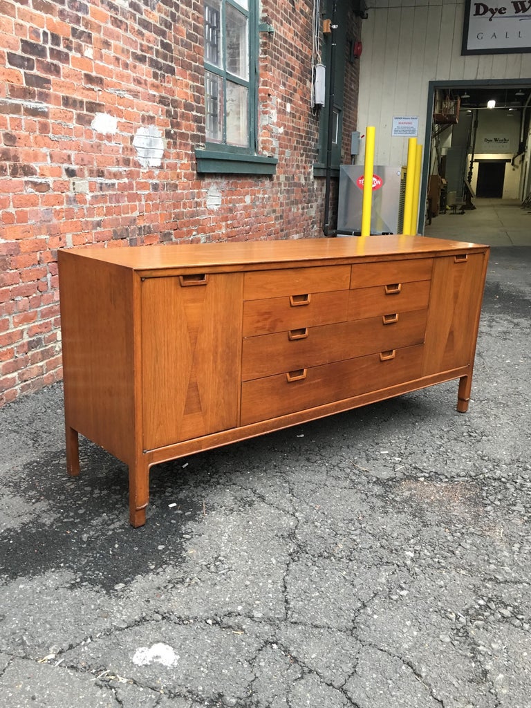 John Stuart Janus Collection Walnut Dresser at 1stDibs