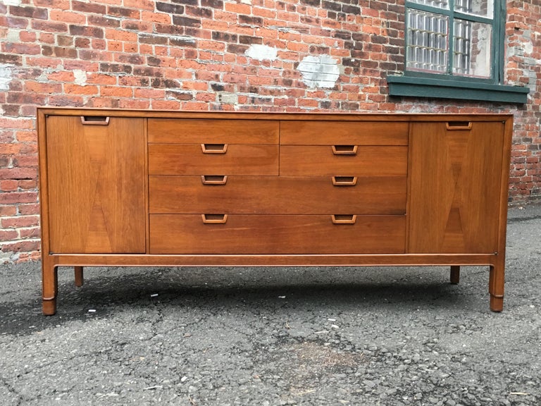 John Stuart Janus Collection Walnut Dresser at 1stDibs