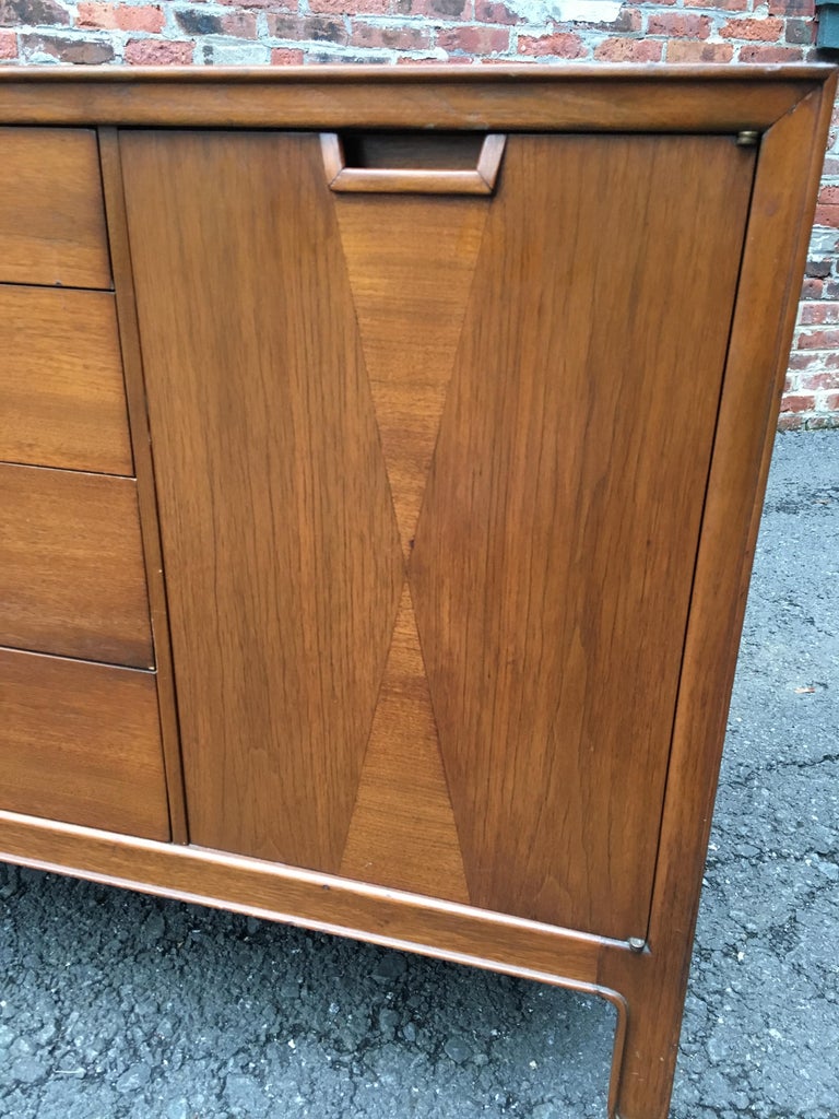 John Stuart Janus Collection Walnut Dresser at 1stDibs