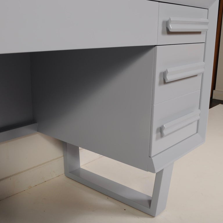 John Stuart Midcentury Lacquered Desk at 1stDibs