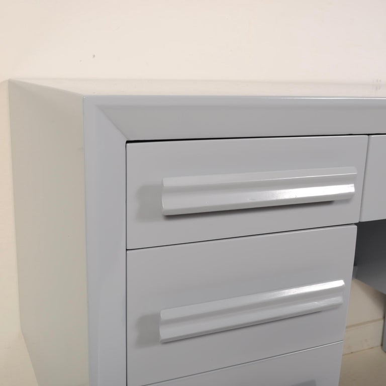 John Stuart Midcentury Lacquered Desk at 1stDibs