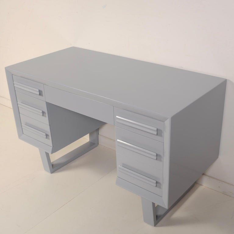 John Stuart Midcentury Lacquered Desk at 1stDibs