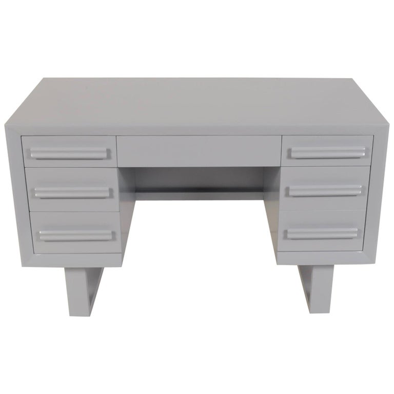 John Stuart Midcentury Lacquered Desk at 1stDibs