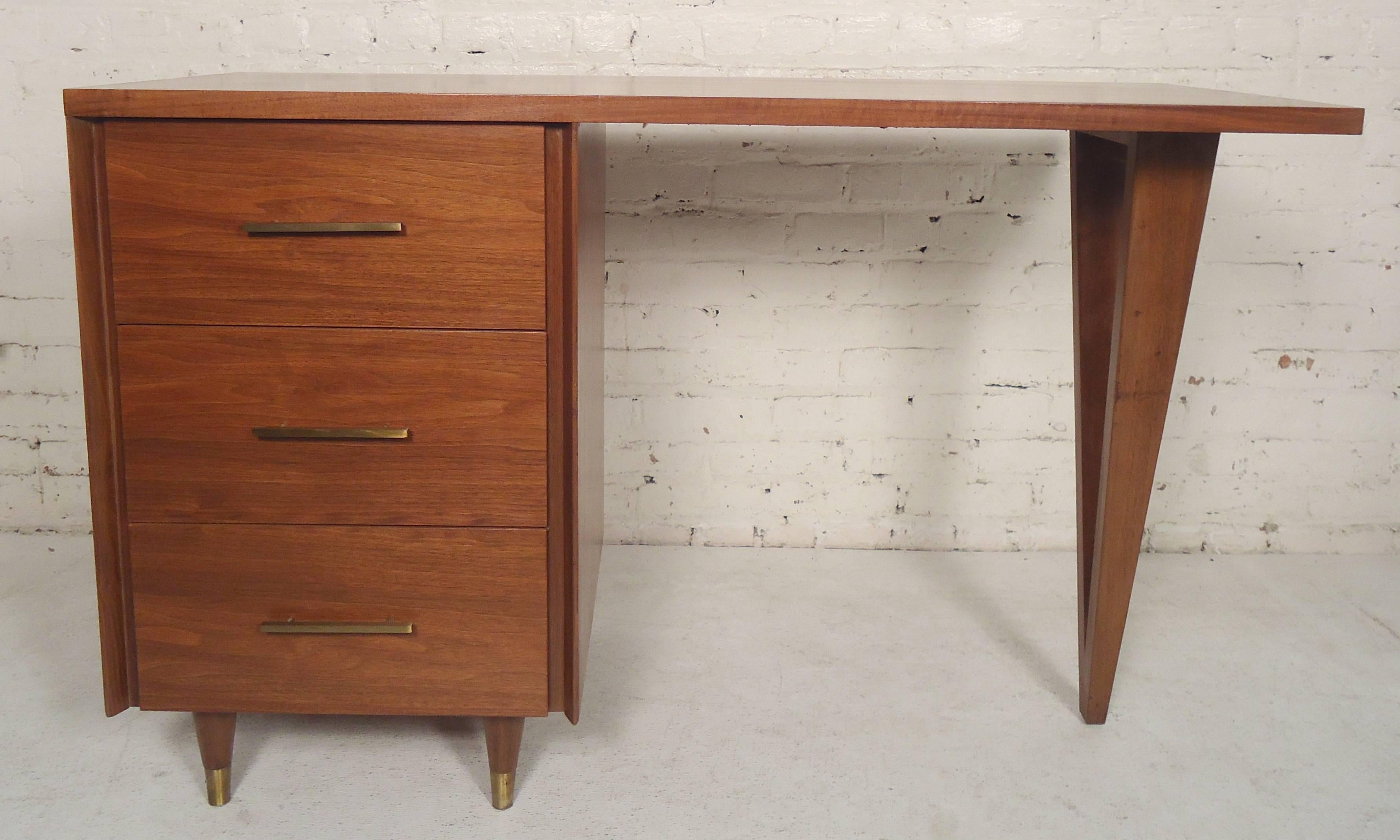 John Stuart Midcentury Desk For Sale at 1stDibs | john stuart desk