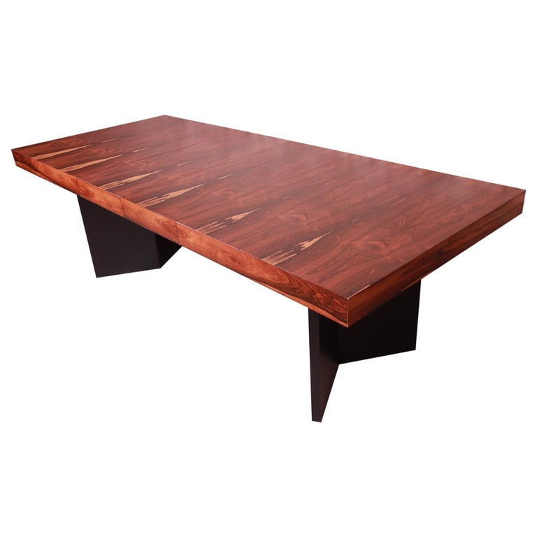 John Stuart Style Mid-Century Modern Brazilian Rosewood Dining Table ...