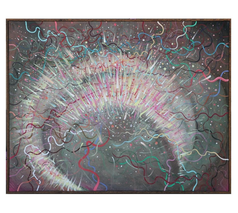 John Sturtevant - Explosive Expressionist Abstract Painting For Sale at ...