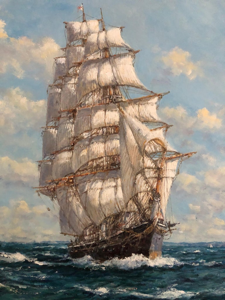 John Sutton - Oil Painting, Seascape, Sailing Boat 'Cutty Sark' By John ...