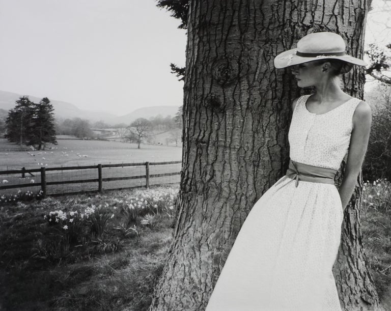John Swannell - Marianne Lah Swannell in Laura Ashley, 1980 (Printed ...