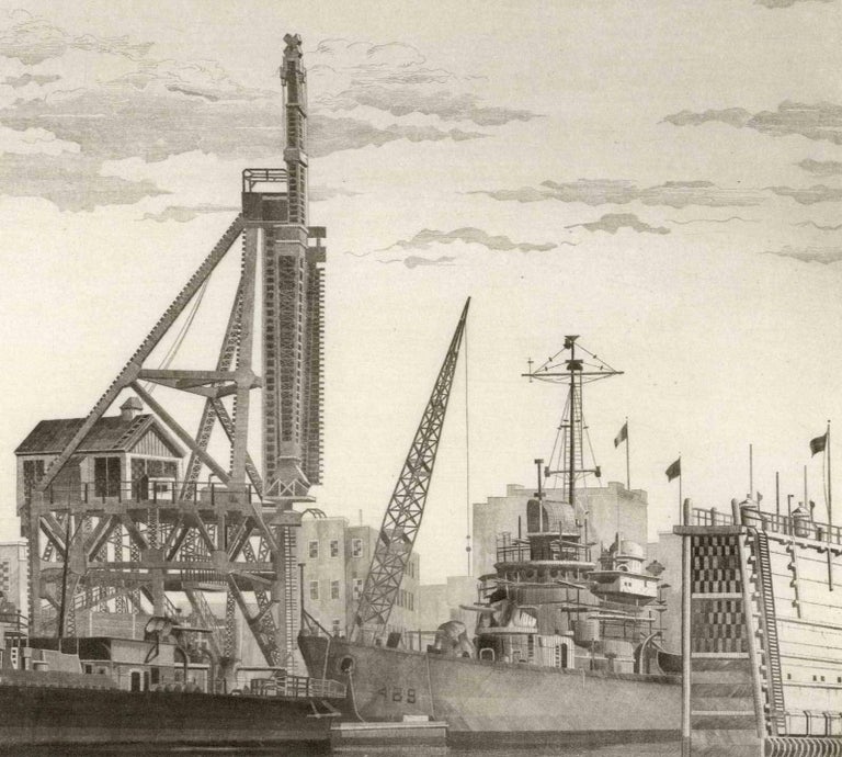 John Taylor Arms - Destroyers in Wet Basin, USS Radford at Federal ...