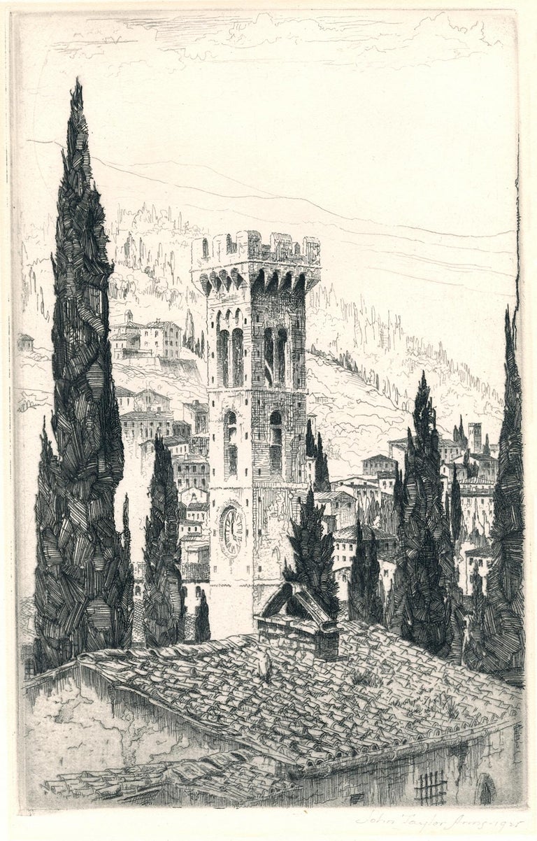 John Taylor Arms - Fiesole, an Ancient Tower For Sale at 1stDibs
