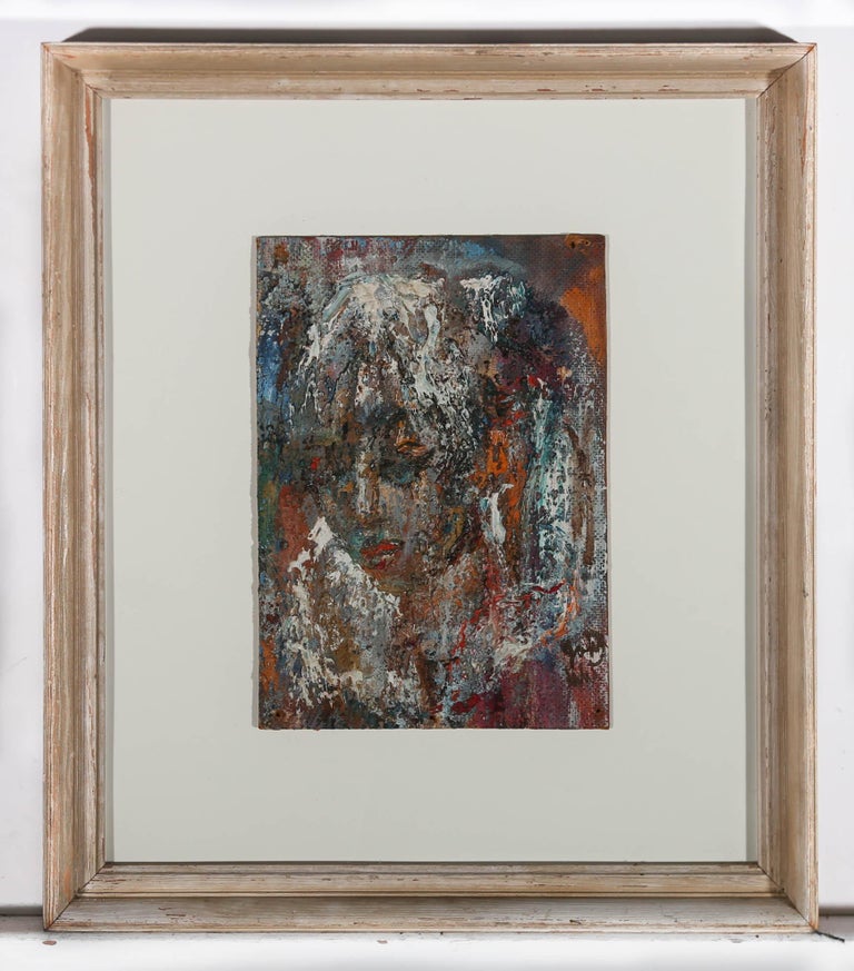 John Uht - John Uht (1924-2010) - Framed 20th Century Oil, At a Glance ...