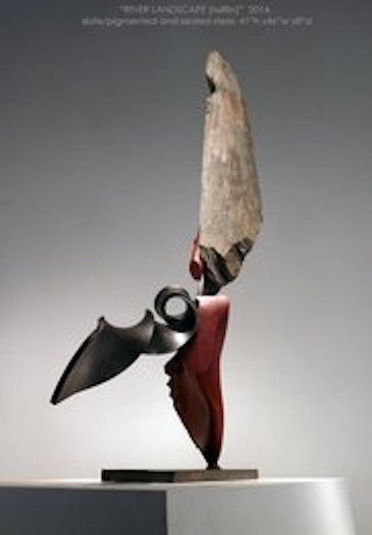 John Van Alstine - River Landscape (Tail Fin) For Sale at 1stDibs