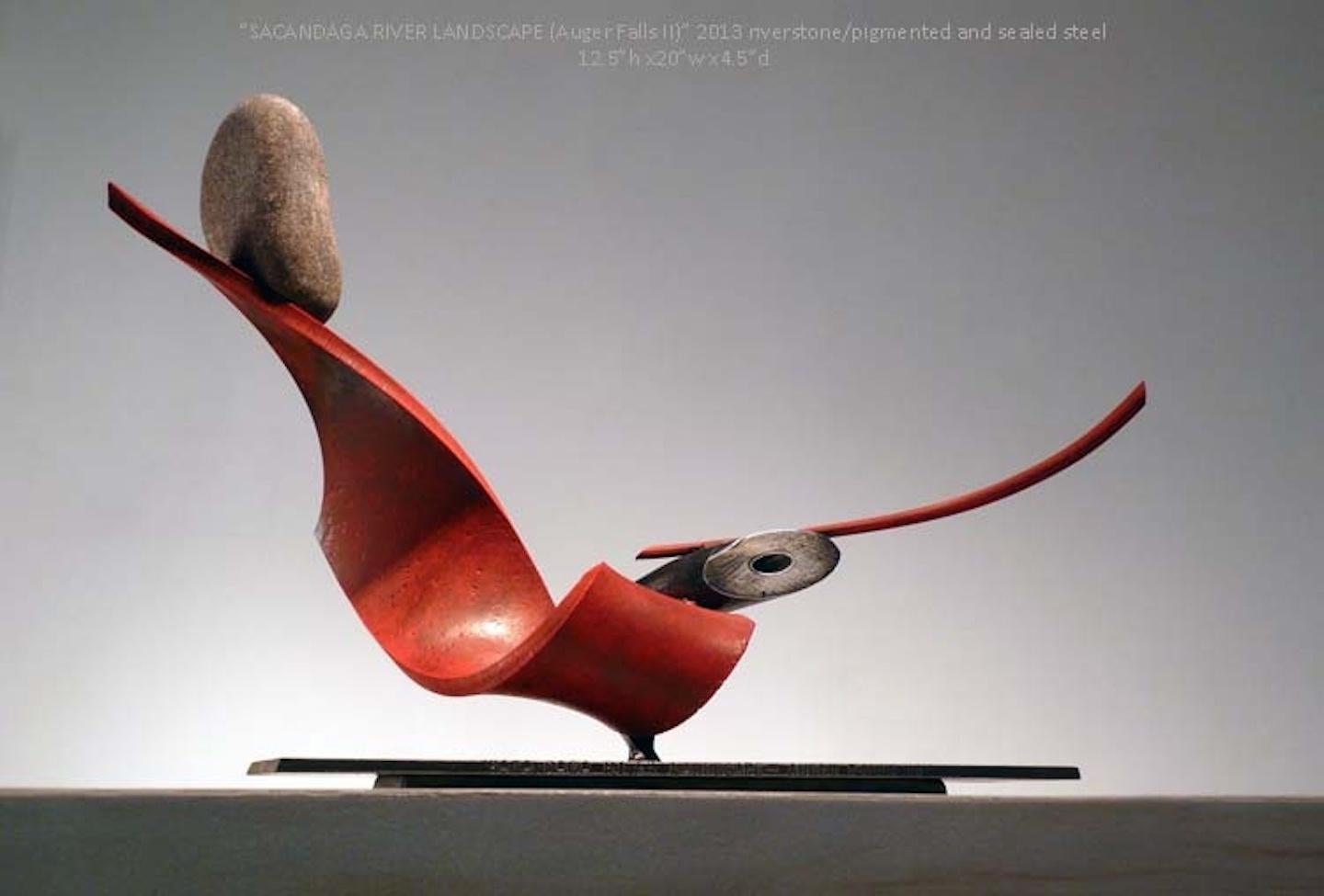 Stephen Porter - Abstract Polished Stainless Steel Sculpture Diptych at ...