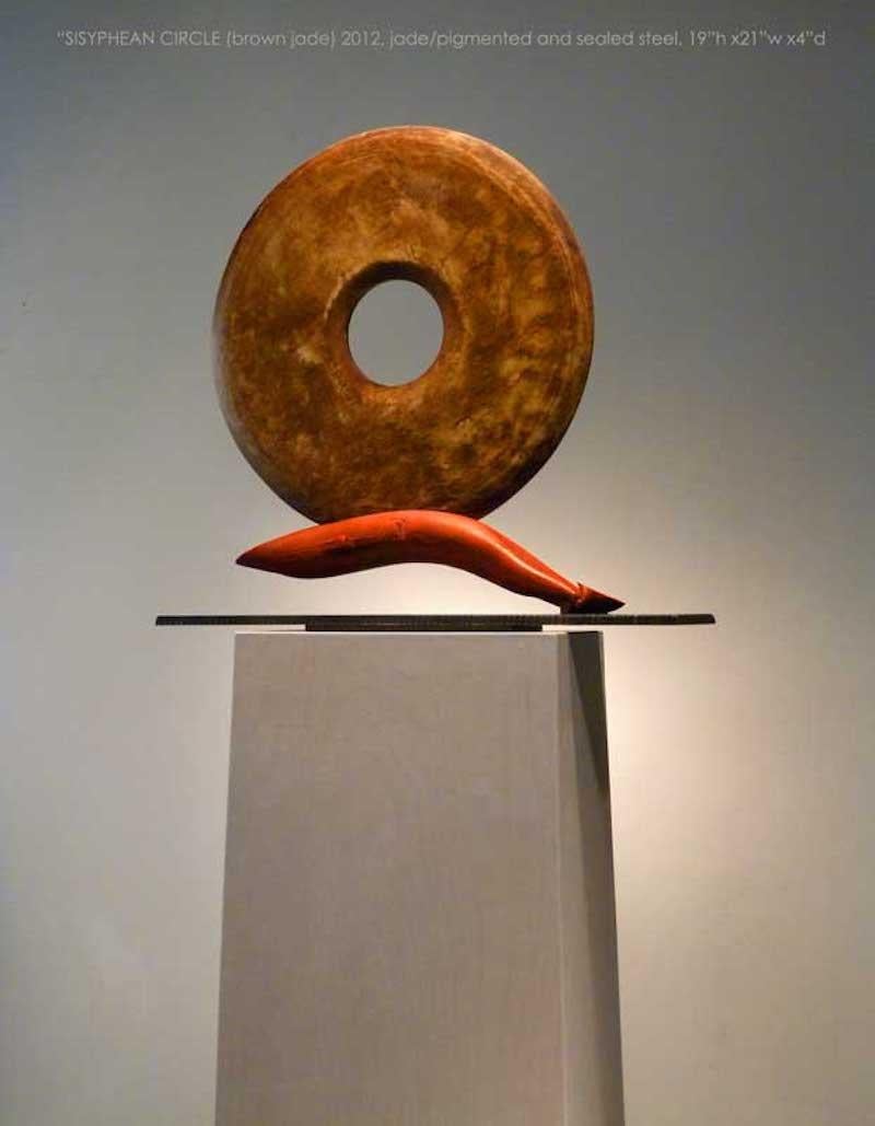 Jean Arp - Rare Profil, 1960 Abstract Sculpture Brooch, Pendant Hans ...