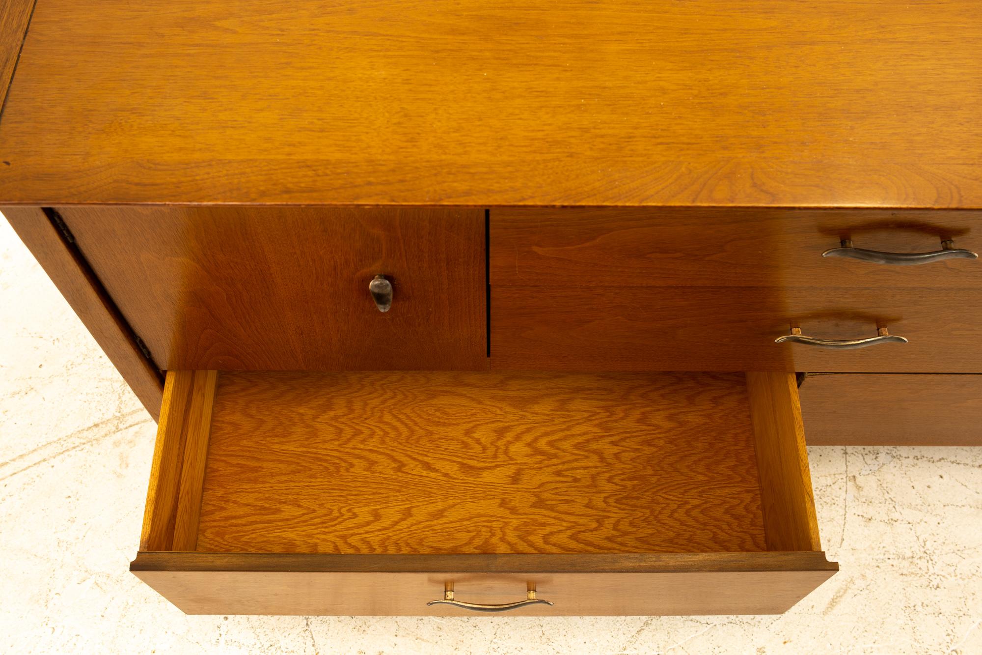 John Van Koert for Drexel Profile Mid Century Sideboard Buffet Credenza ...