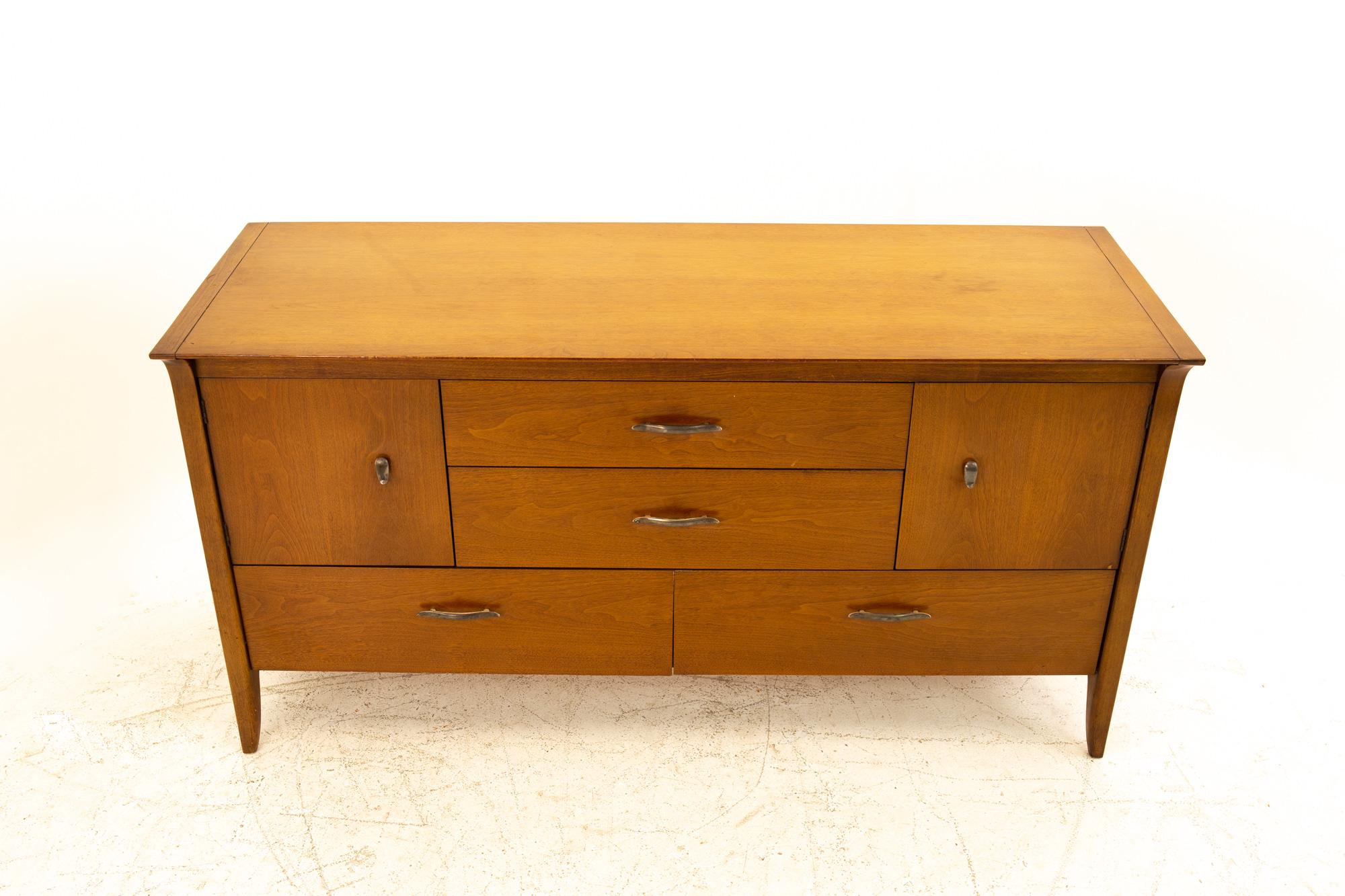 John Van Koert for Drexel Profile Mid Century Sideboard Buffet Credenza ...
