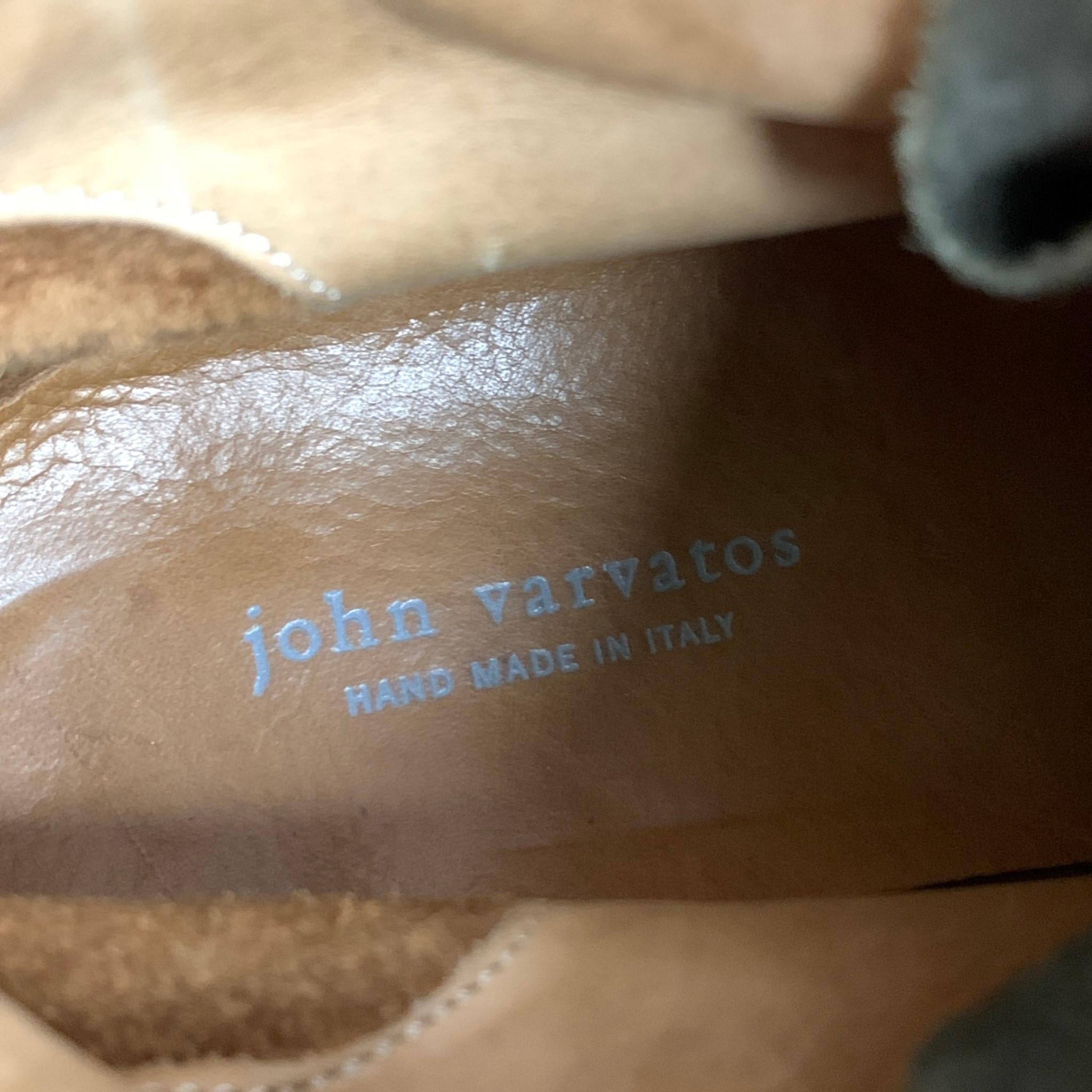 JOHN VARVATOS Size 9.5 Brown Suede Ankle Calf Convert Boots For Sale at ...