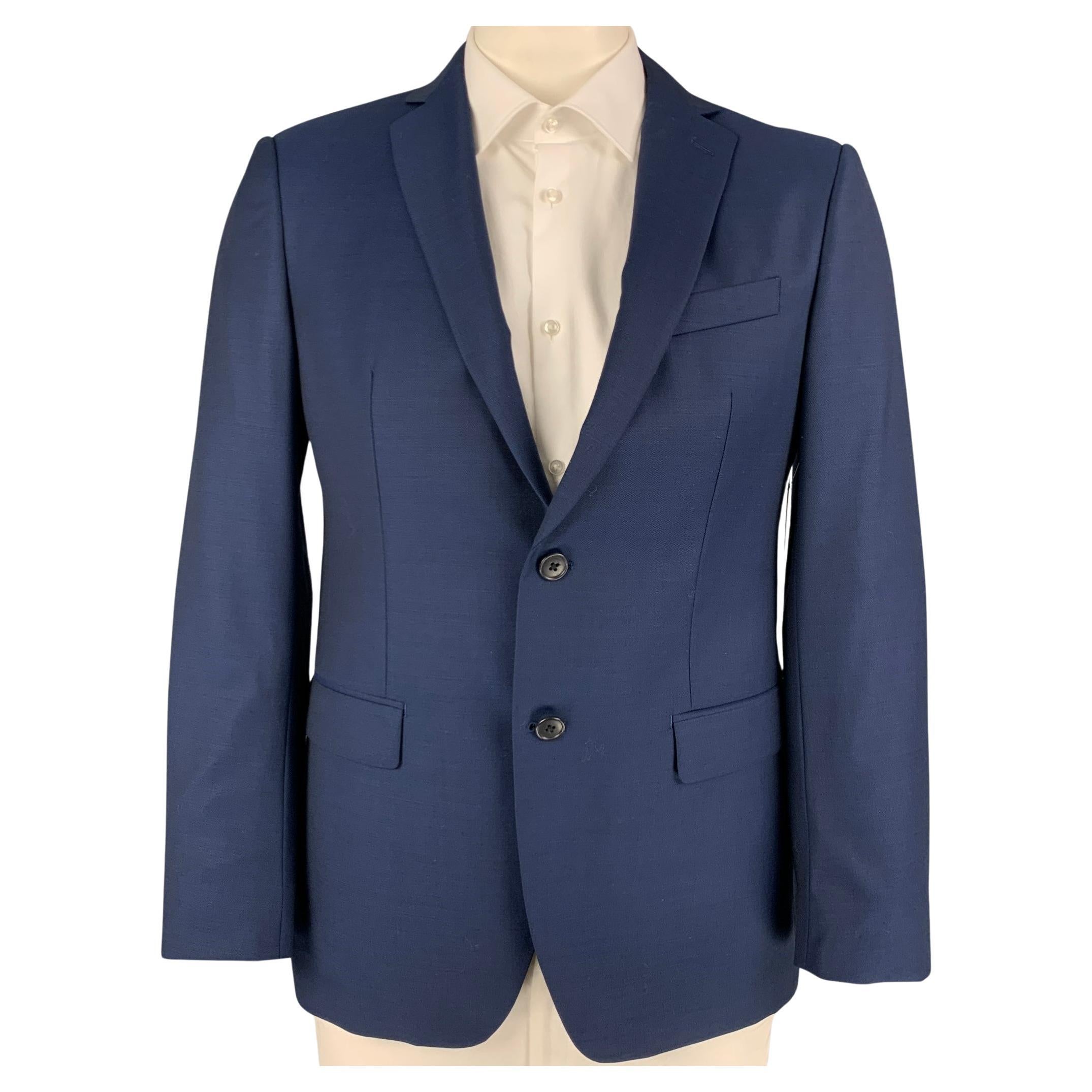 JOHN VARVATOS * U.S.A. Size 40 Navy Wool Notch Lapel Sport Coat For ...