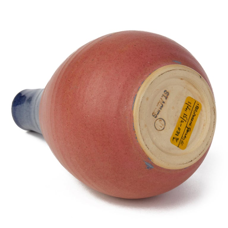 John Vasey St Agnes Studio Pottery Glazed Bottle Vase at 1stDibs | st ...