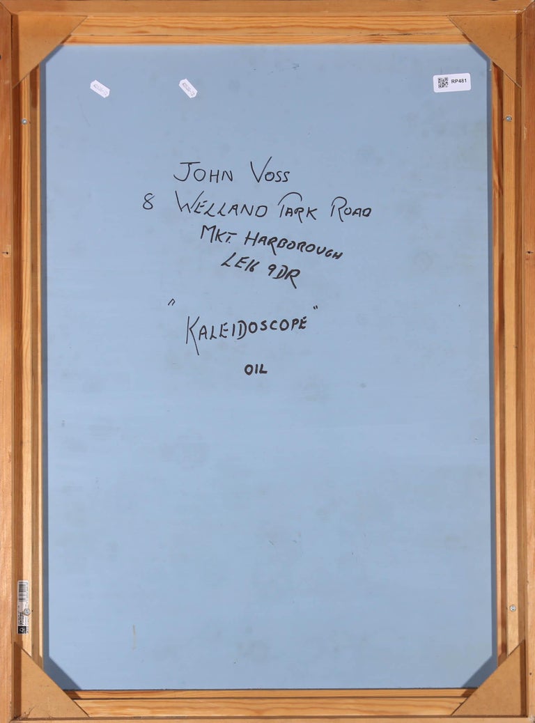 John Voss - John Voss - Fine 20th Century Surrealist Oil, Kaleidoscope ...