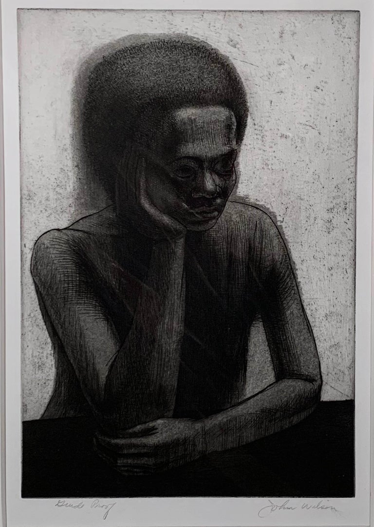 John W. Wilson - SEATED WOMAN For Sale at 1stDibs