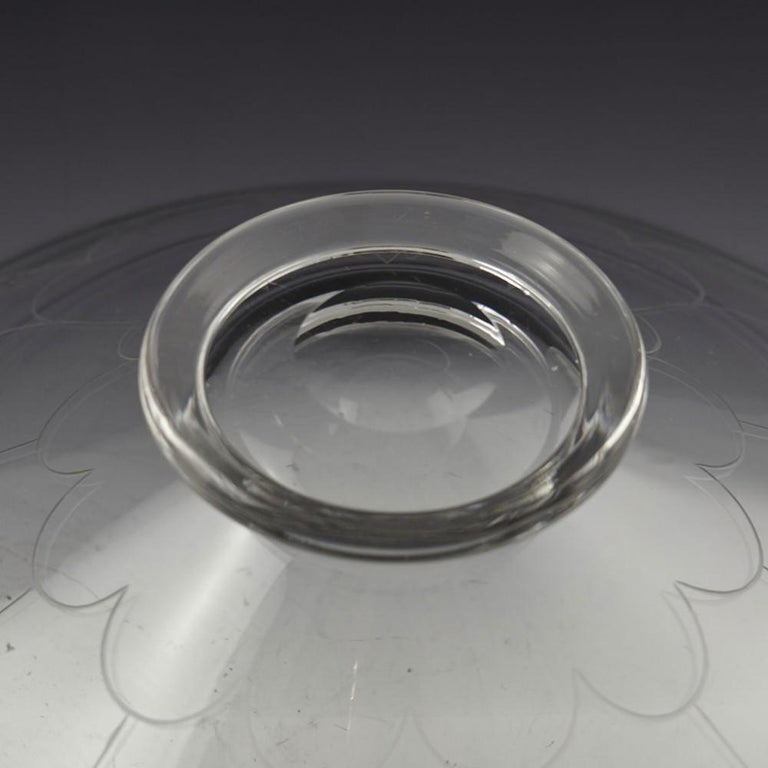 John Walsh Walsh Pattern 5886 Art Deco Glass Bowl, c1940 For Sale at ...